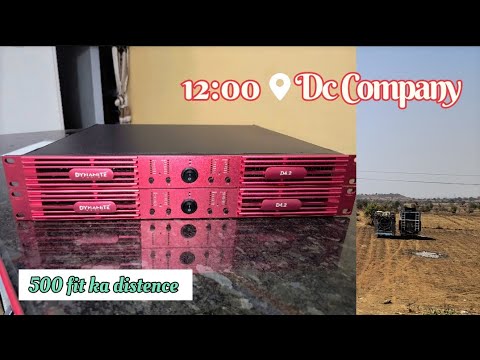 Dynamite amplifier d 4.2 SMPS powar sound check - YouTube