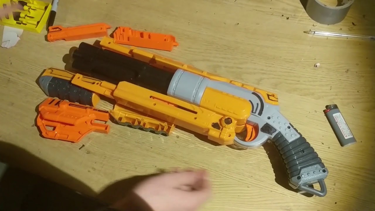 How to Fix a broken Vagabond Nerf Gun - YouTube