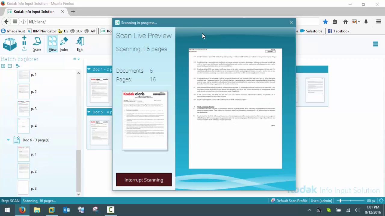 Kodak Info Input integration with Kofax video - YouTube