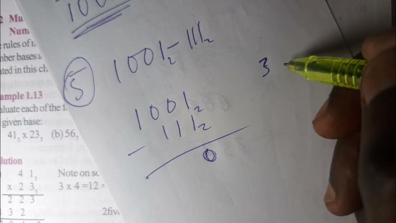 Addition and subtraction of binary numbers. #maths #mathematics #binary ...
