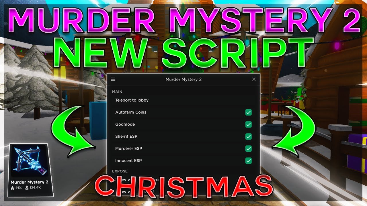 🎅[UPDATED] ️MM2 SCRIPT/GUI *2022* | Auto Farm Snow Tokens, GODMODE (Showcase) (Pastebin ...