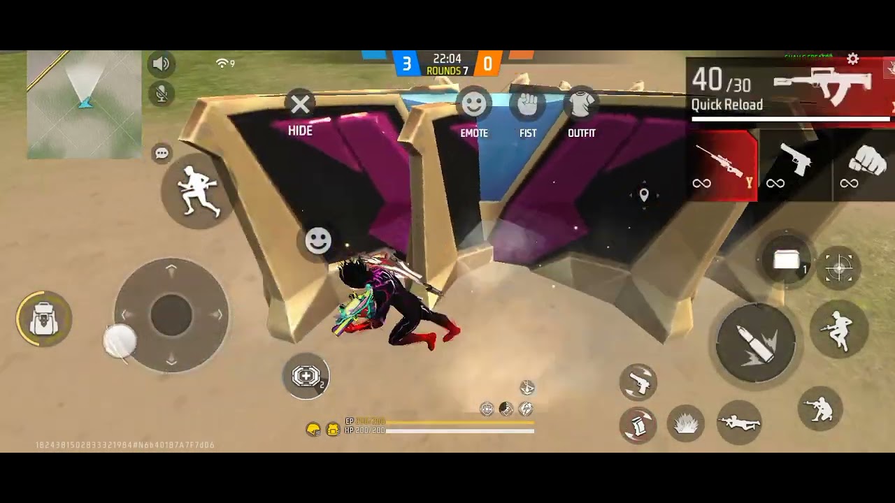 Hy free fire pro hunter ffBlack hunter ff to get - YouTube