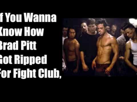 The Brad Pitt Diet - Brad Pitts Fight Club Fat Loss - YouTube