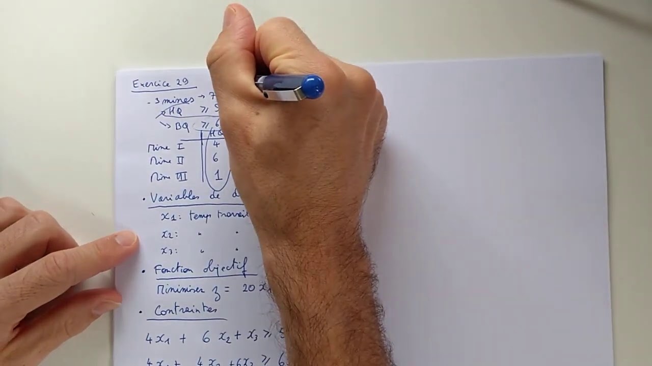 MOCA - solution exercice 29 - YouTube