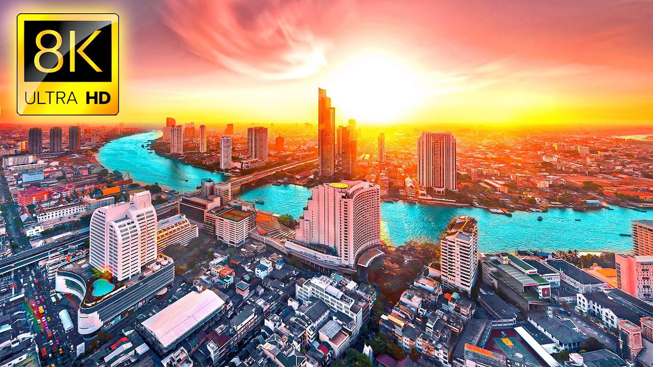 8K Mind-Blowing Megacities of the World in 8K ULTRA HD - Drone and ...