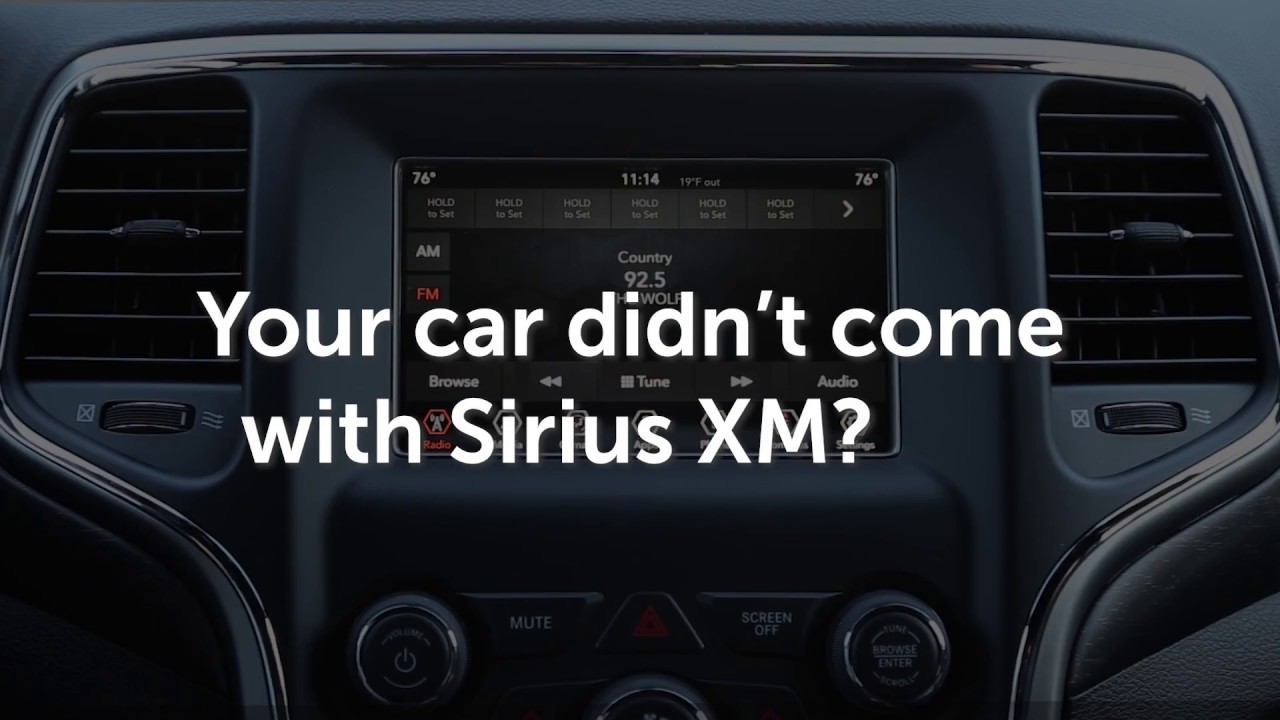 Add SiriusXM To A Existing Factory Radio With A GSR Satellite Radio ...