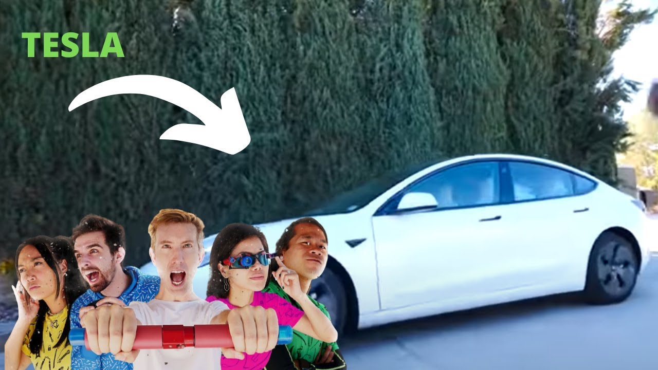 The Spy Ninjas got a tesla for CHRISTMAS - YouTube