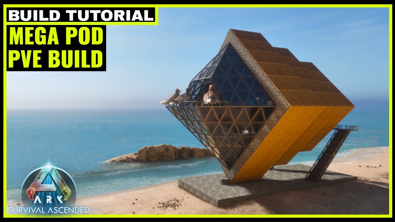 How To Build A Mega Pod Base | Ark Survival Ascended - YouTube