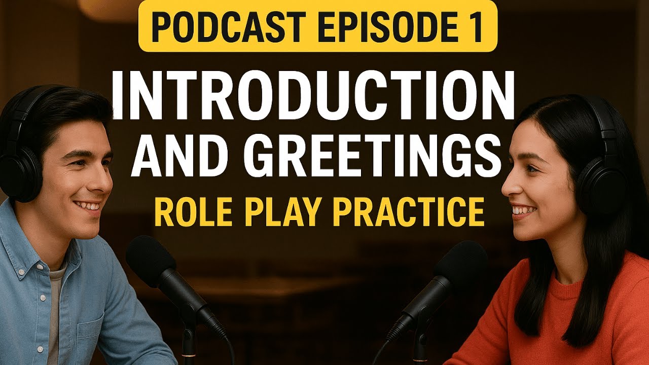 "Speak English Confidently! Greetings & Introductions Role-Play ...