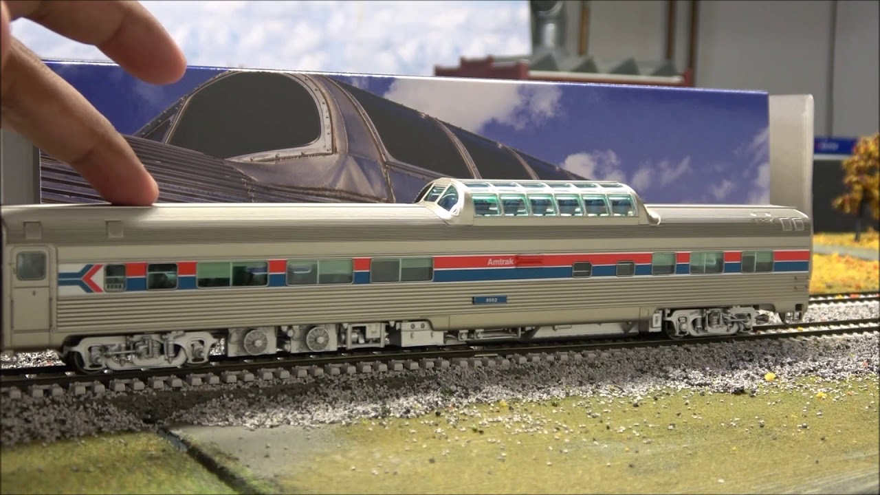 Review: Rapido HO Scale Mid Train Dome Cars - YouTube