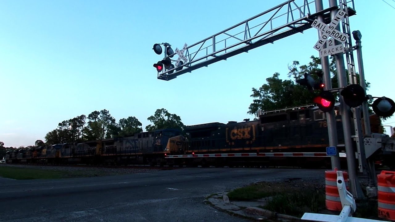 CSX Power Move 169 Mixed Train Cars - YouTube