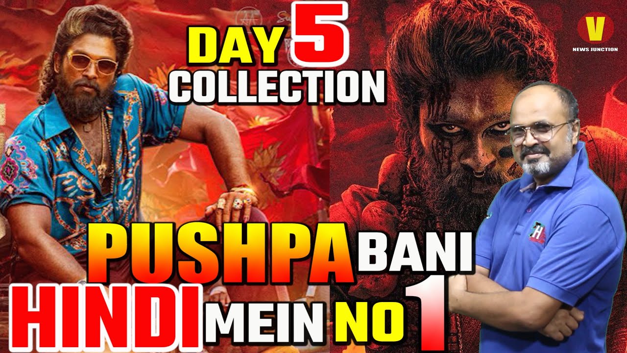 Pushpa 2 Day 5 HINDI Final Box Office Collection | Pushpa 2 Box Office ...