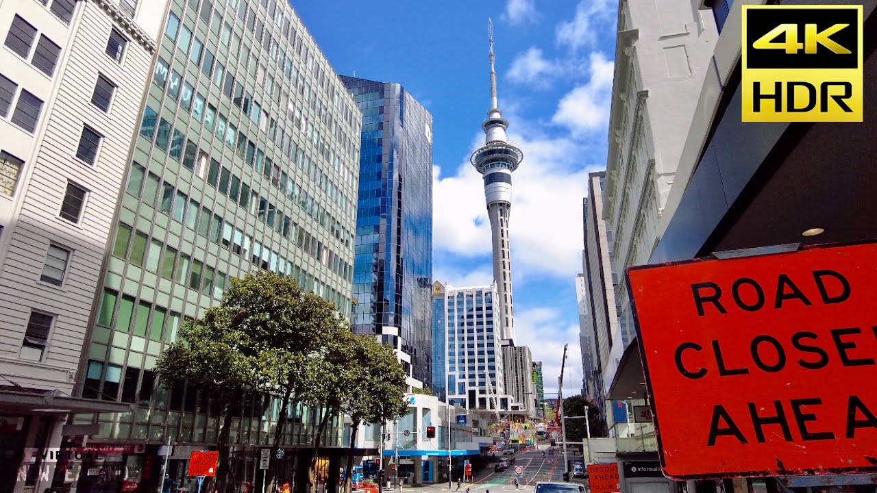 【4K HDR】Walk Tour Auckland City New Zealand! - YouTube