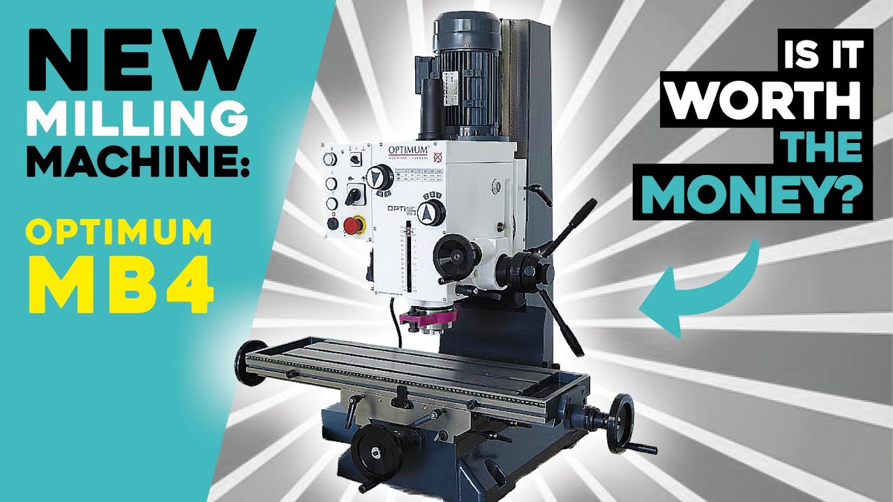 OPTIMUM MB4 | is this chinese milling machine any good? - YouTube
