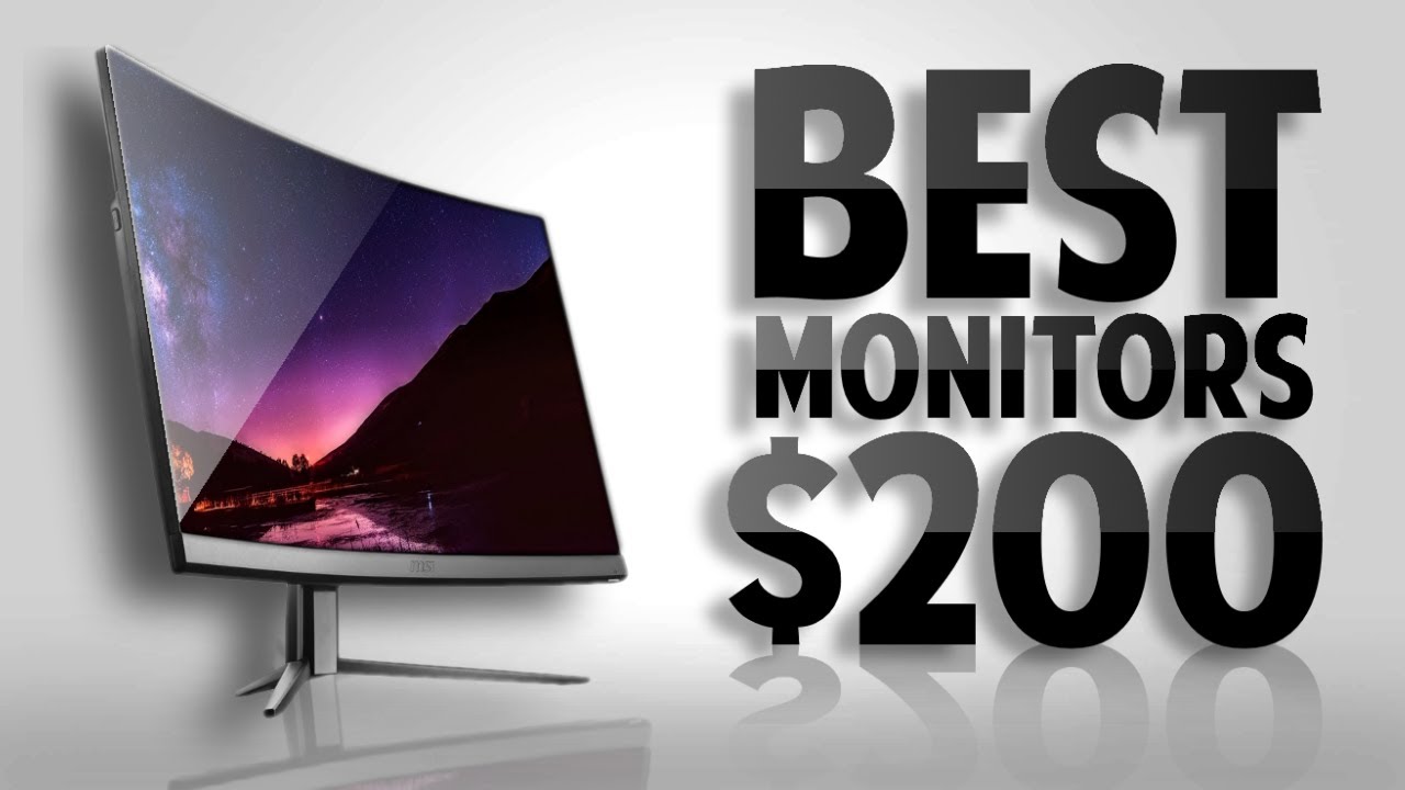 Top 5 Best $200 Gaming Monitors (January 2020) - YouTube
