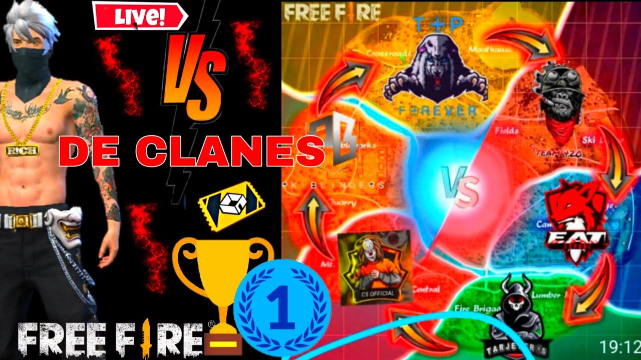 VERSUS DE CLANES / COMPETITIVO / TORNEO DE CLANES (FREE FIRE) - YouTube