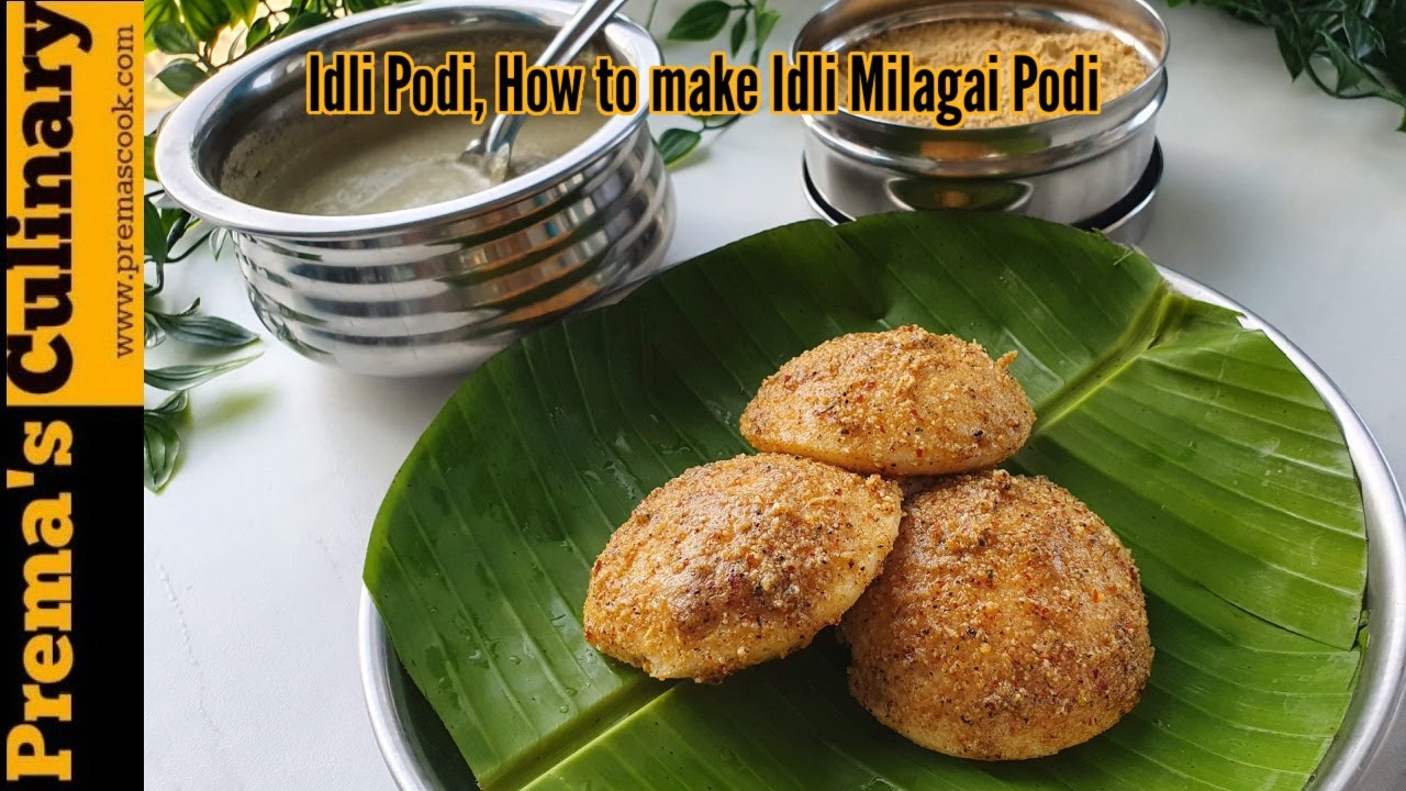 Idli Podi, How to Powder Idly Milagai Podi Coarsely, Moru Moru Idli ...