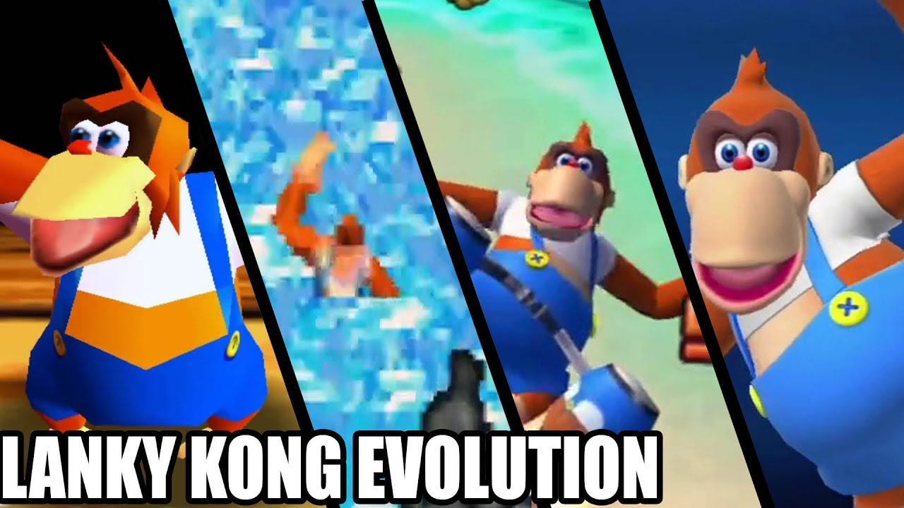 Evolution of Lanky Kong - YouTube