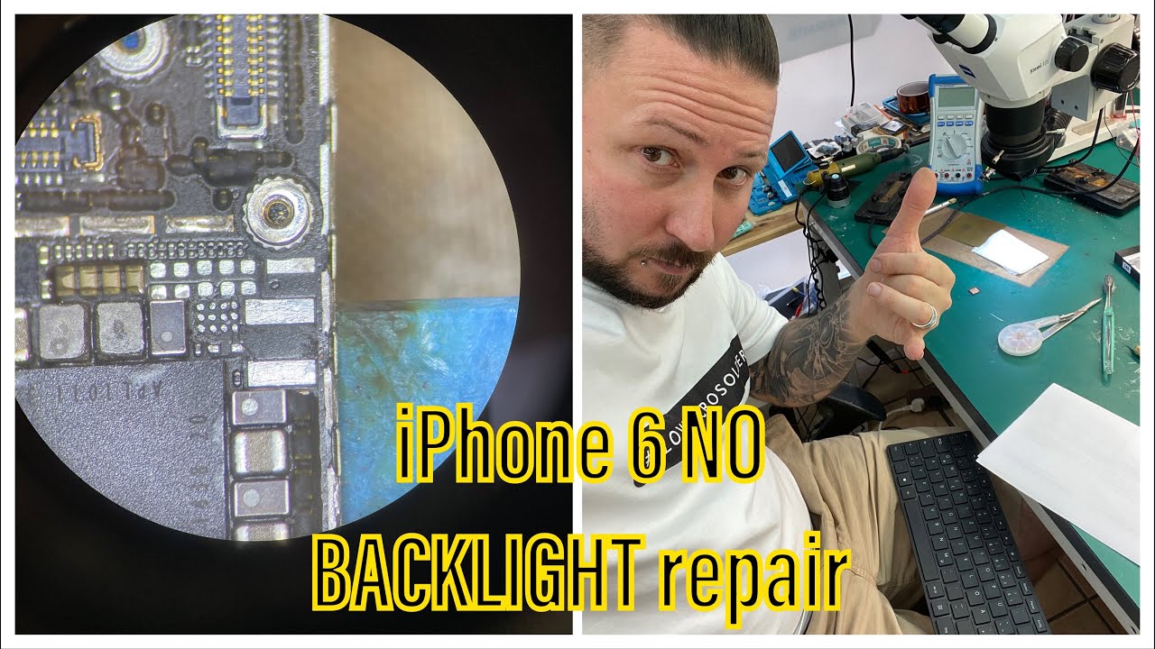BASIC REPAIRS - iPHONE 6 WITH NO BACKLIGHT - BIG BACKLIGHT - BACKLIGHT ...