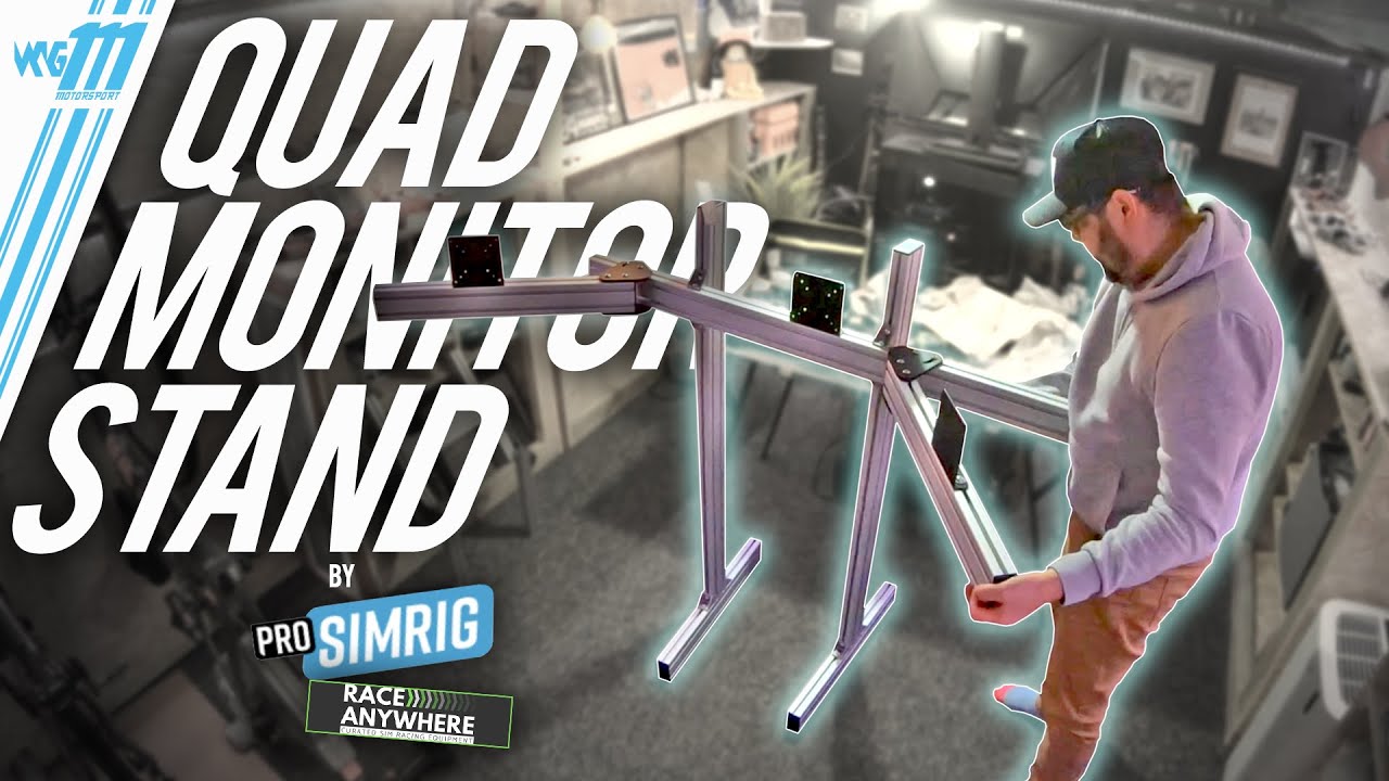 PRO SIMRIG QUAD MONITOR STAND - Build and 1st thoughts - YouTube