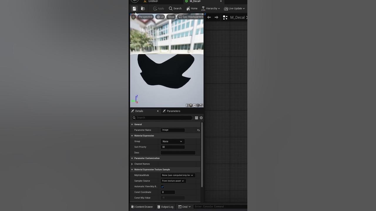 How to use decals in UE5.5 (+ how to make your own decals) | Tutorial #shorts s - YouTube