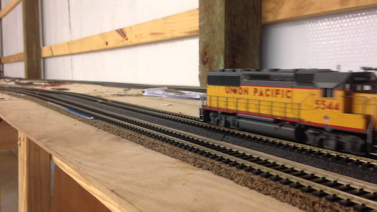 New Genesis GP50 with new rolling stock - YouTube