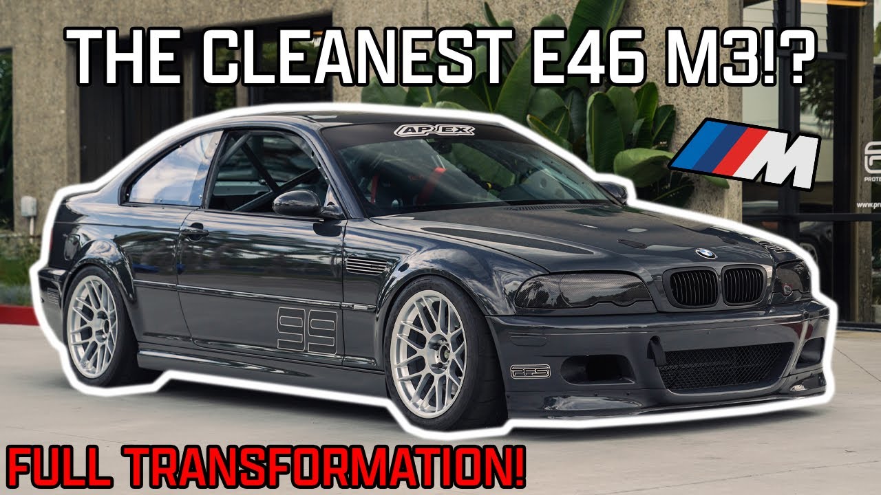 WRAPPING THE CLEANEST BMW E46 M3 RACECAR? INOZETEK SUPER GLOSS SLATE ...