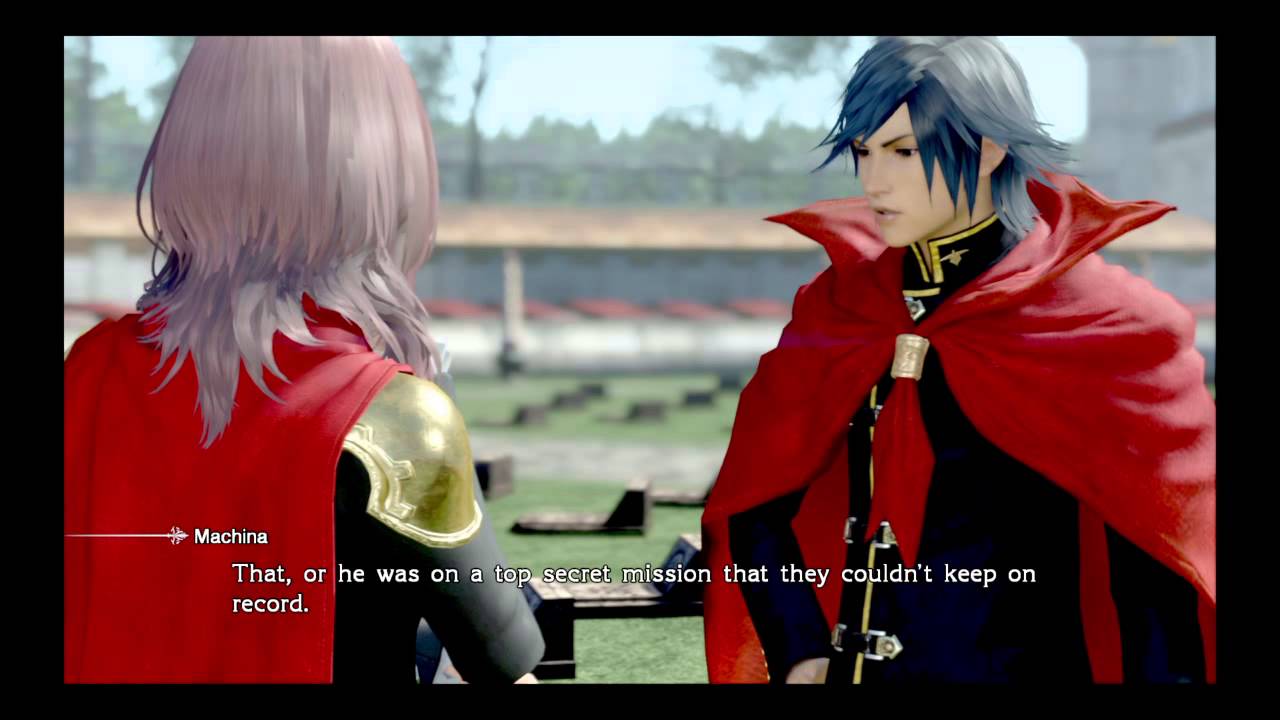 FINAL FANTASY TYPE-0 HD Rem & Machina at the Cemetery - YouTube