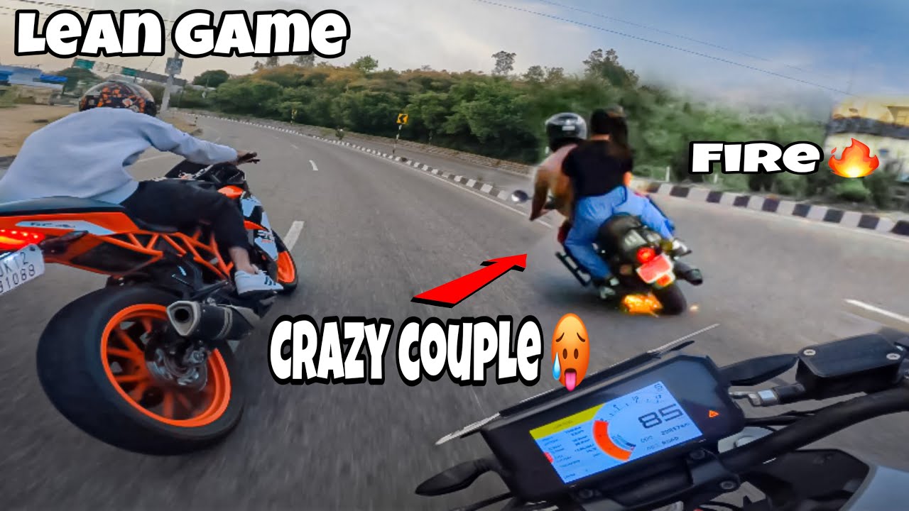 Crazy couple on bullet😱 want race - YouTube