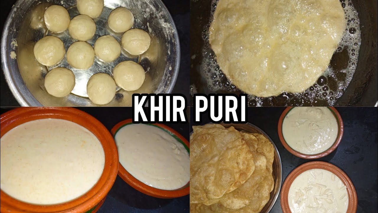 khir puri recipe by ghousia food's - YouTube
