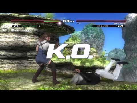 Hitomi powering up! Taking on Brad Wong