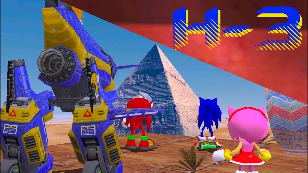 Sonic Adventure 2 - The Pyramid (Heroes HD Walkthrough Part 3) - YouTube