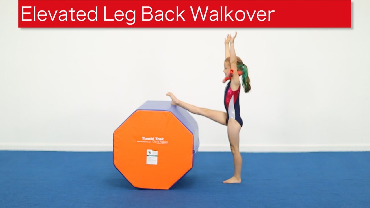 Elevated Leg Back Walkover - YouTube