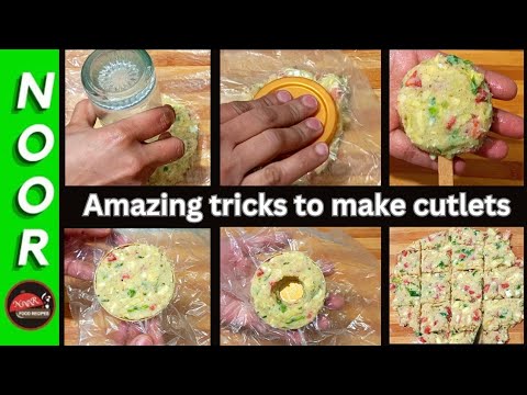 10 UNIQUE ways to make cutlets| Vegetable Cutlets | Potato Cutlets | snacks| aloo tikki by NFR