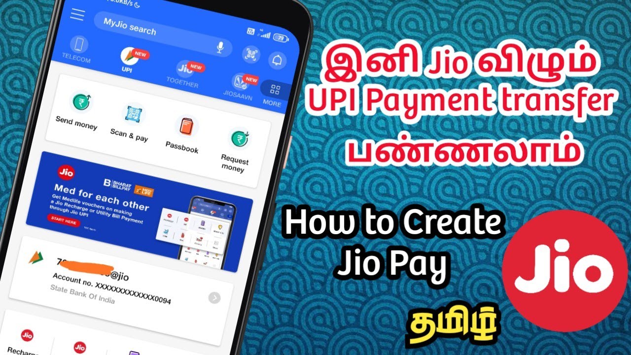 How to Create Jio Pay in Tamil | How to Use Jio Pay in Tamil | Jio UPI ...