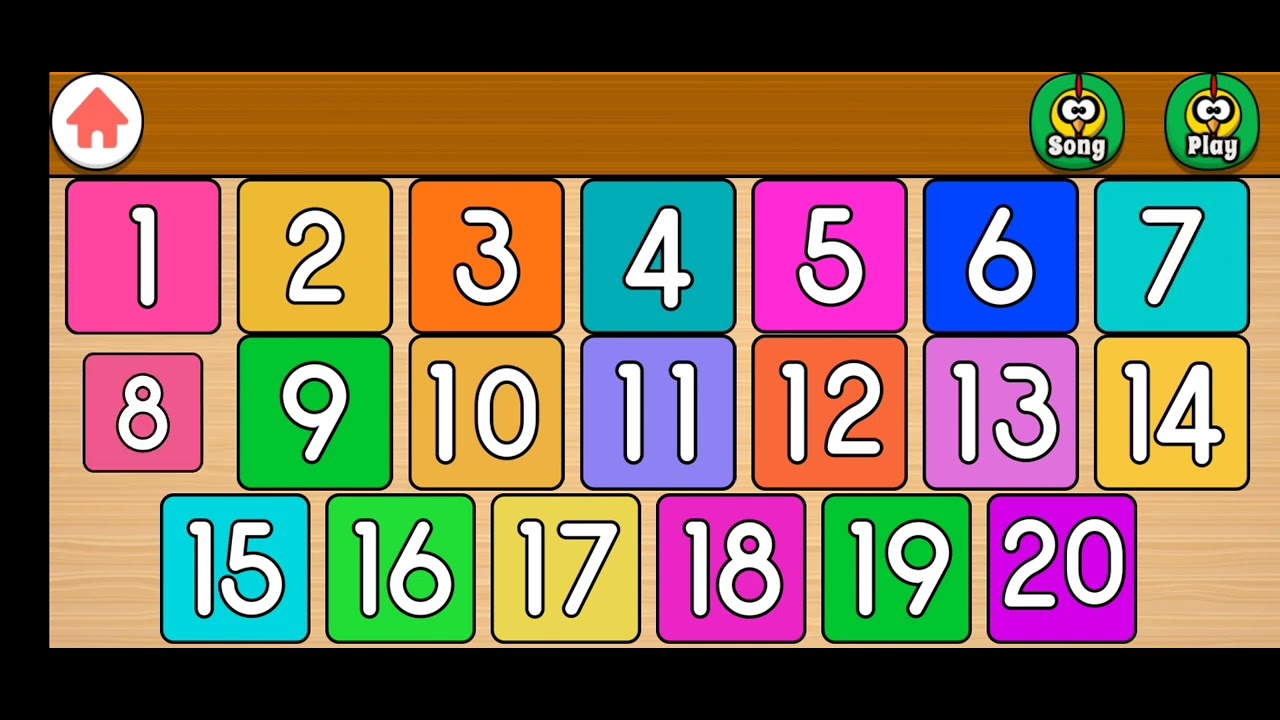 Numbers counting Leaning Video For Kid's 🔢 1 To 20 Numbers Song ...