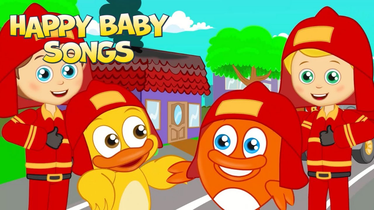 🚒🔥 Fire Truck Kids Song | Fun & Educational Fire Engine Nursery Rhyme ...