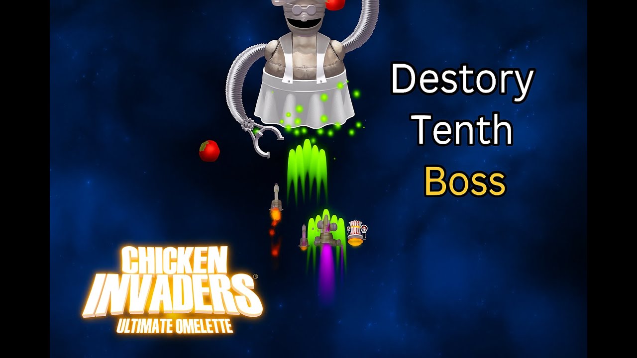 Destroying 10 Bosses in Chicken Invaders 4 🐔🔥 - YouTube