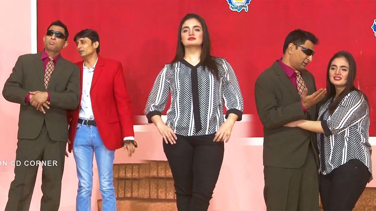 Amjad Rana with Maryam Khan and Zulfi | Comedy Clip | Stage Drama 2023 ...