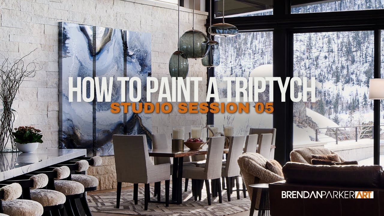 How I Paint A Triptych | Studio Session 05 - YouTube