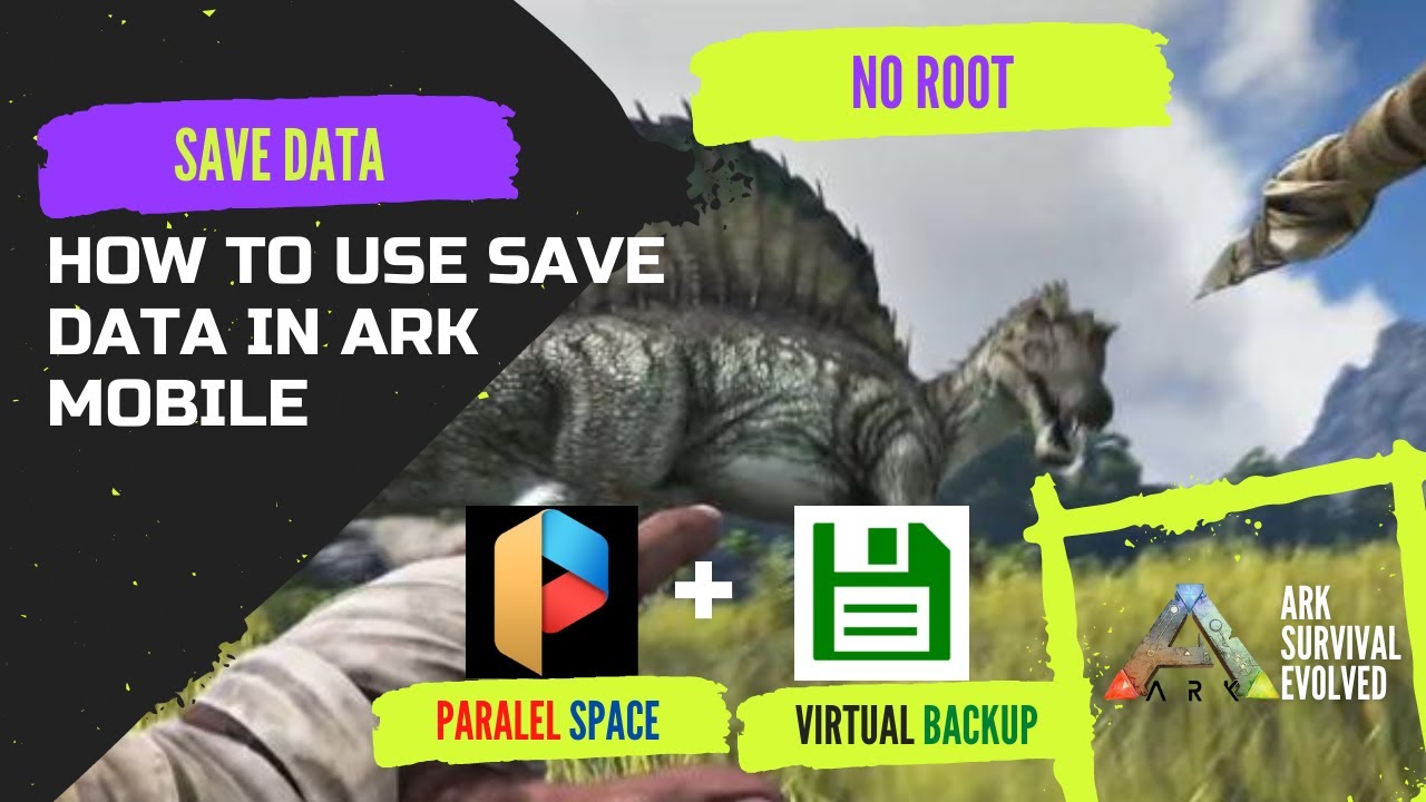 How to Install Save Data Ark Mobile No Root 2022 - YouTube