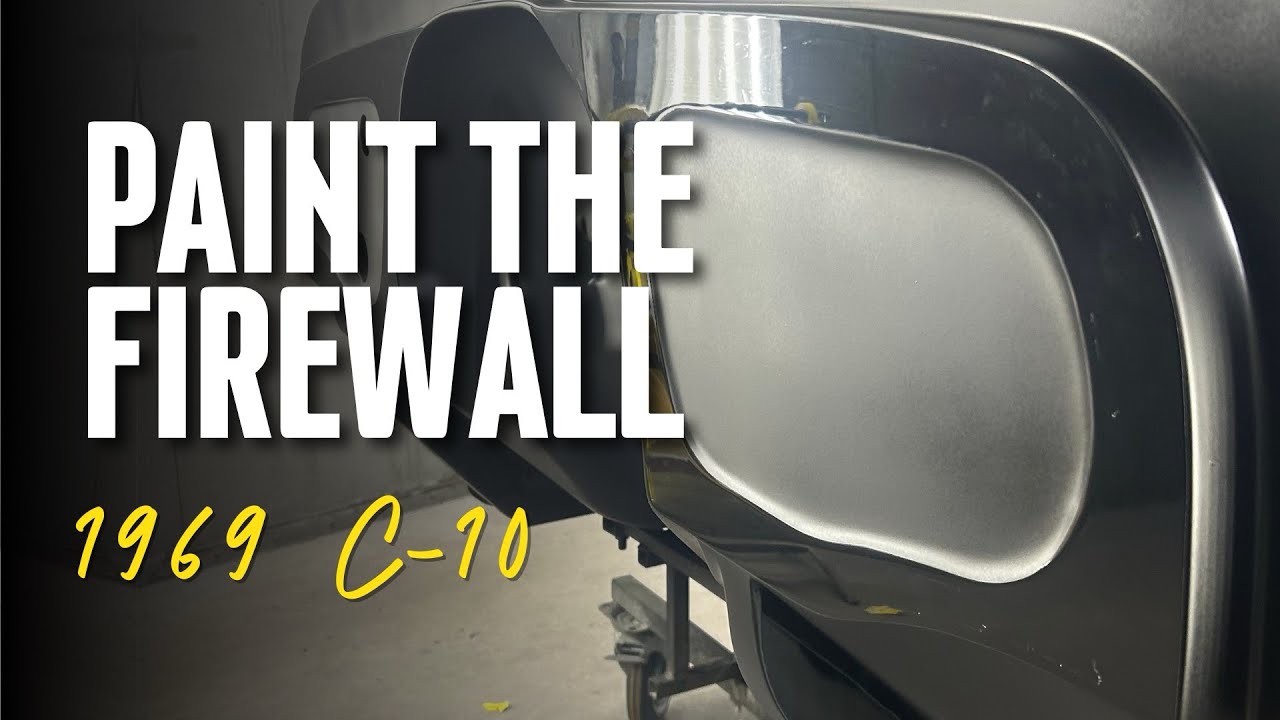 Custom Paint On the C10 Truck Firewall - YouTube