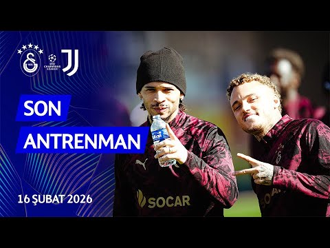 🔴 Galatasarayımız, Juventus maçı öncesi son antrenmanını gerçekleştirdi #GSvJUVE #UCL