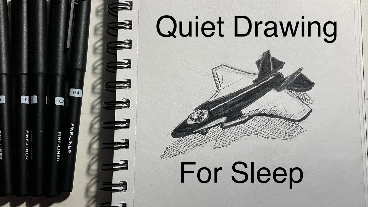 ASMR | Drawing with 5$ pens | For Sleep & Relaxation - YouTube