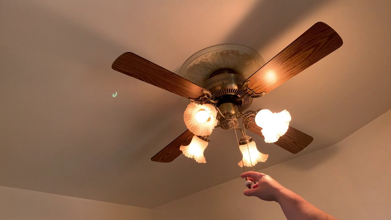 Halsey 42 inch ceiling fan - YouTube