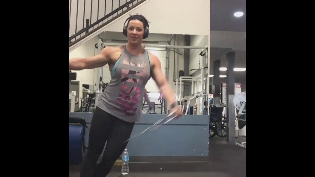 [ Jamie Postill ] Amazing Biceps Women Jamie Postill Workout ...