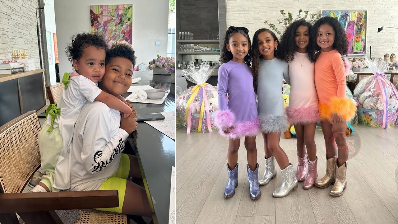 Kim Kardashian Shared Throwback Snaps of Kardashians Easter Party - YouTube