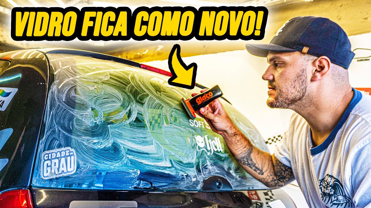 COMO RESTAURAR O VIDRO do CARRO COMO NOVO! (SUPER FÁCIL, BARATO) - YouTube