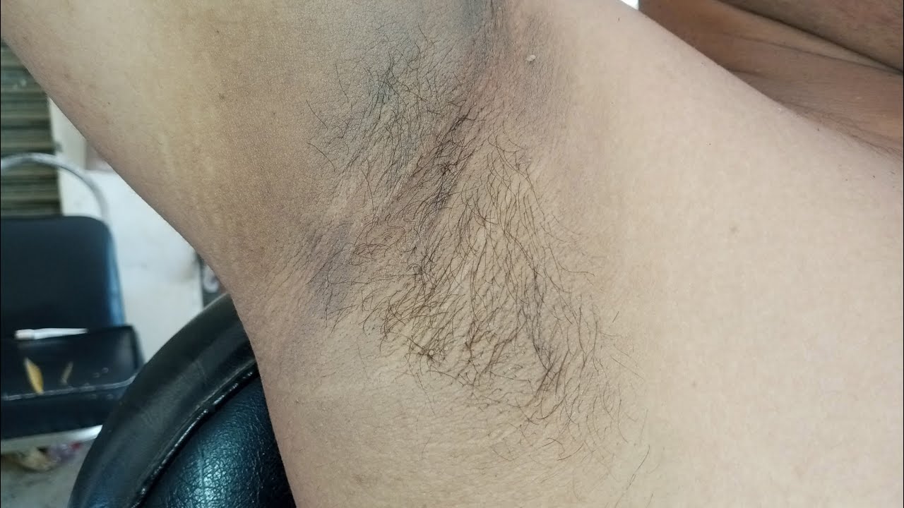 shaving hair in underarm #27 @HairInArmpit - YouTube