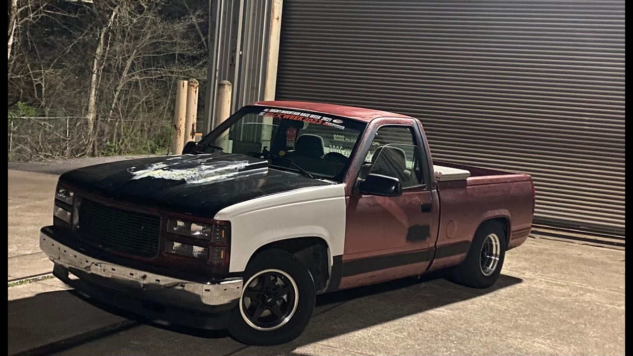 OBS vs NBS chevy truck, LS vs LS, Sleeper vs Sleeper, 1/8 mile pass ...
